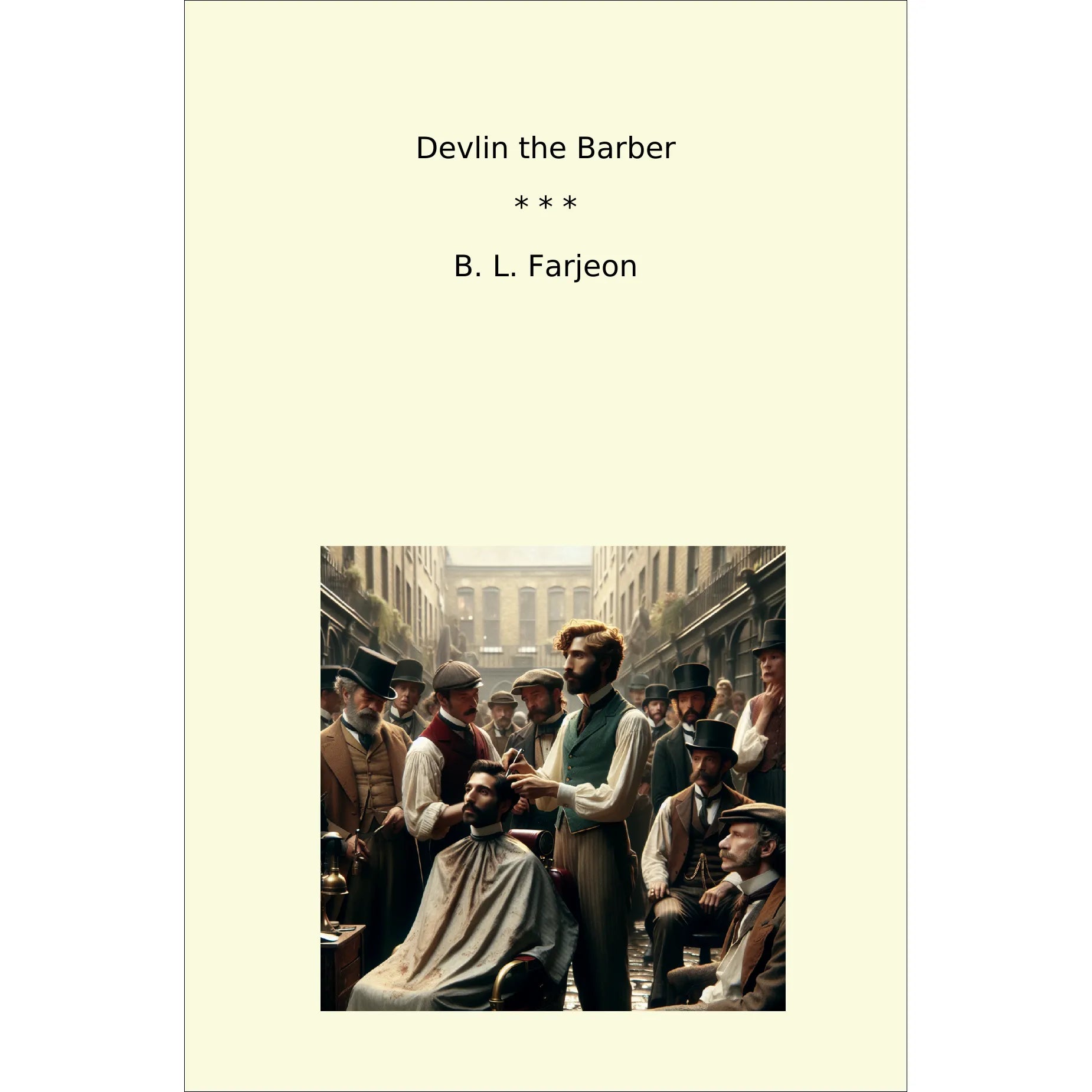 Buy Book Devlin the Barber – HeritageReads