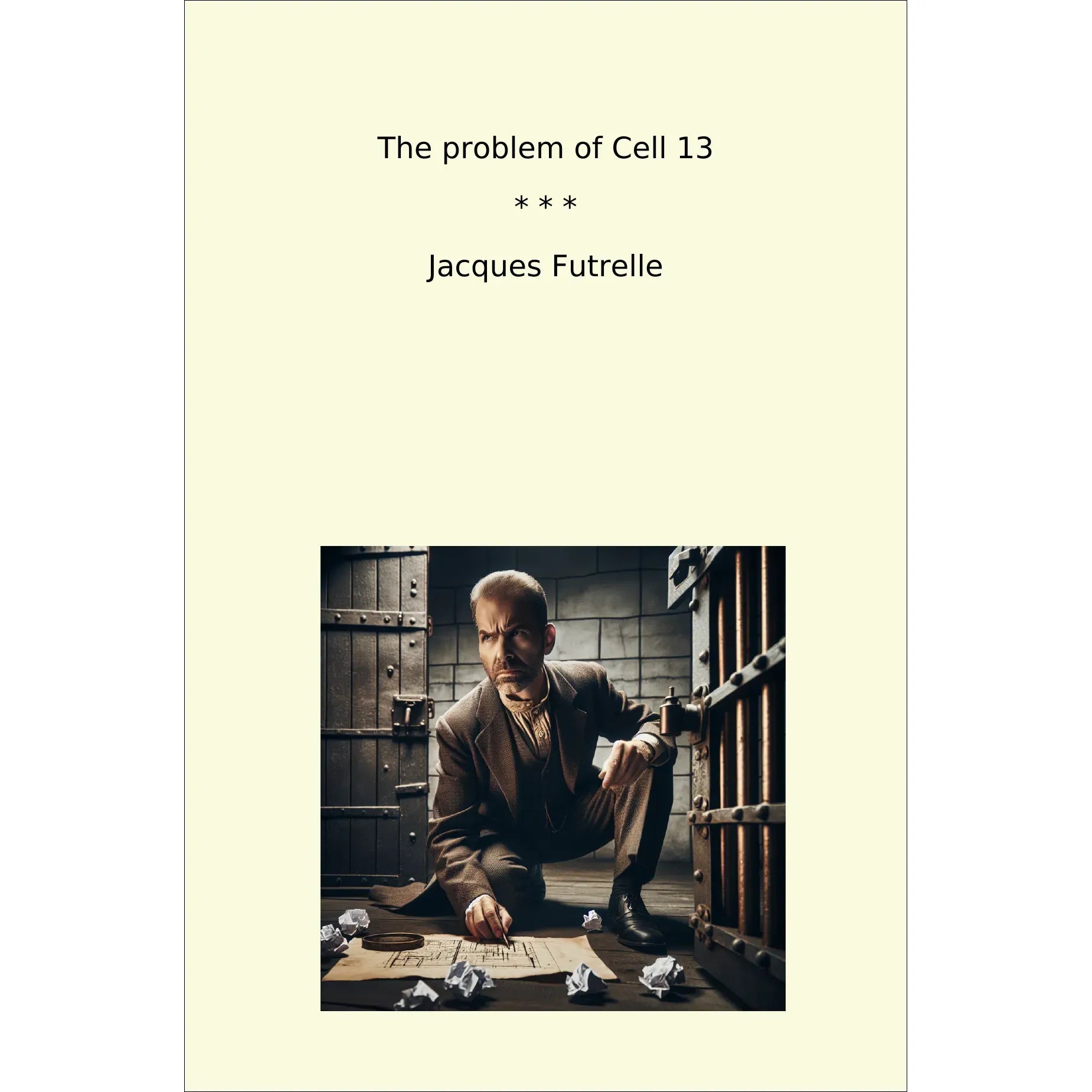Buy Book The problem of Cell 13 – HeritageReads