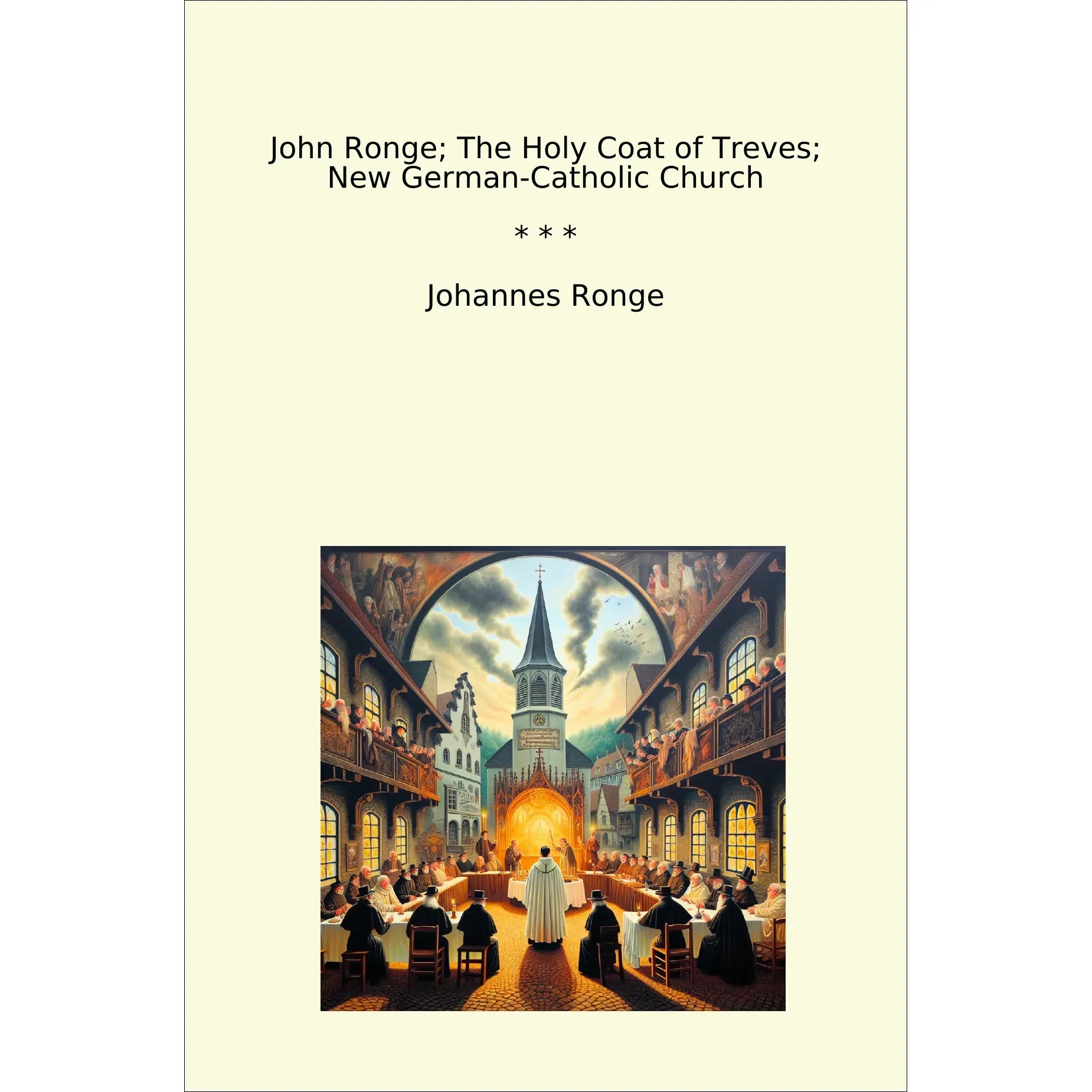 Buy Book John Ronge; The Holy Coat of Treves; New German-Catholic ...