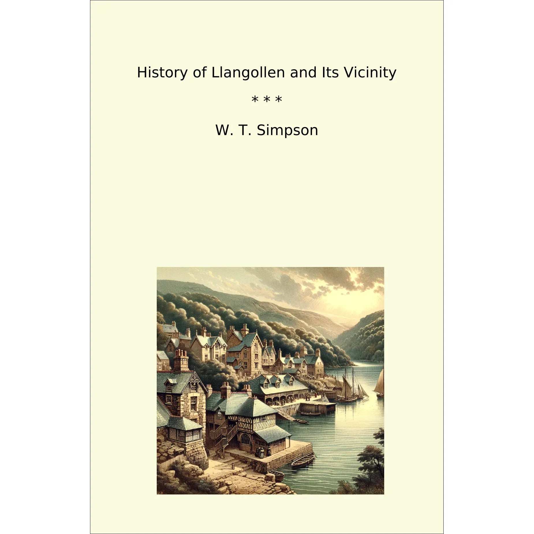 Buy Book History of Llangollen and Its Vicinity – HeritageReads