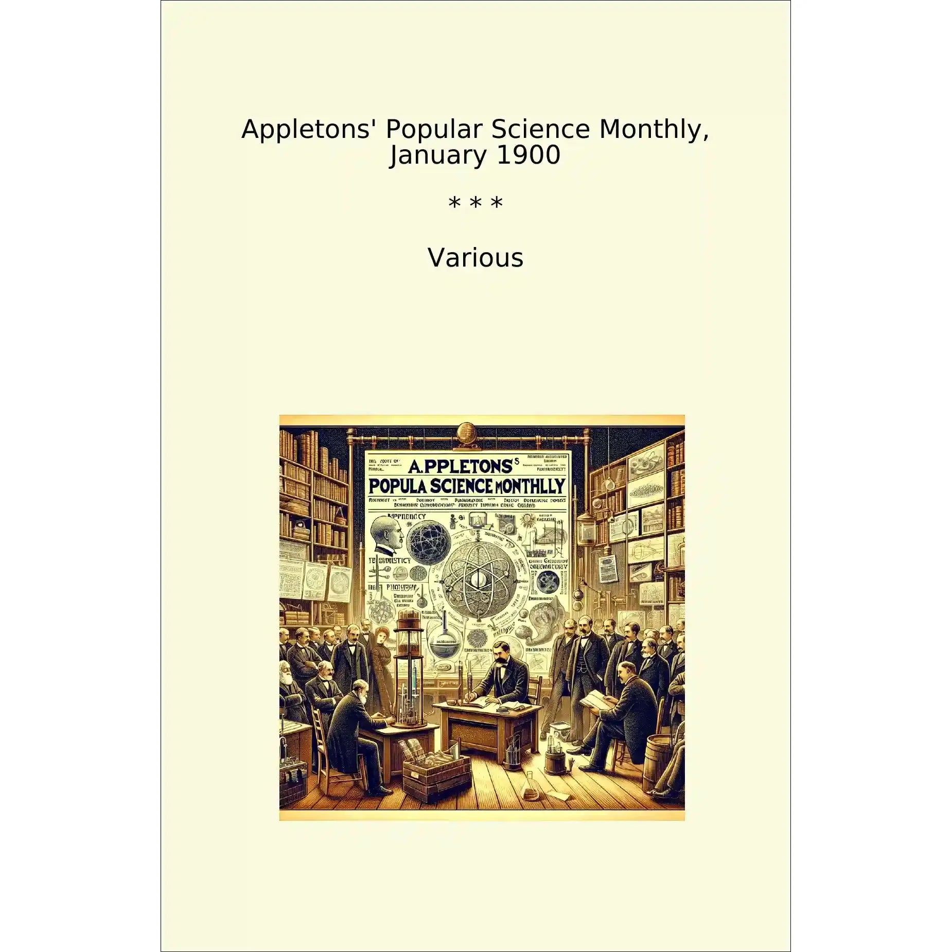 Buy book Appletons' Popular Science Monthly, January 1900 – HeritageReads