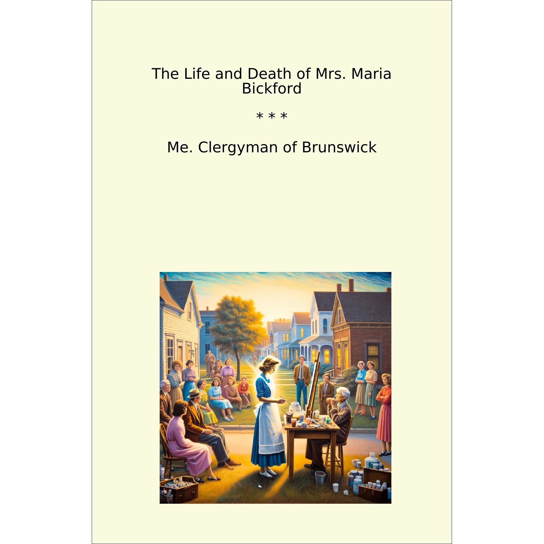 Buy Book The Life and Death of Mrs. Maria Bickford – HeritageReads